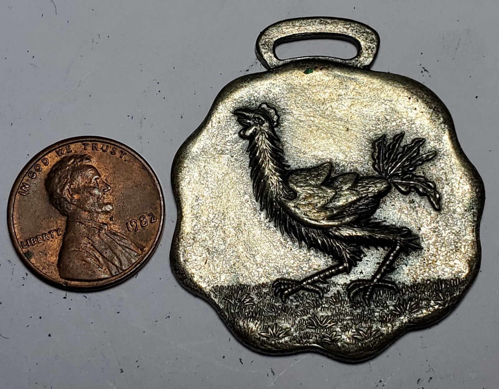 Vintage Aultman & Taylor Machinery Co. Watch Fob-Roadrunner-FREE USA ...