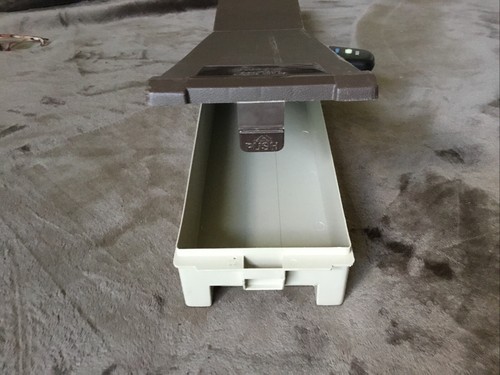 Small Brown/Beige Plastic safety deposit box 22 x 4,8 X 2,5 In. | eBay