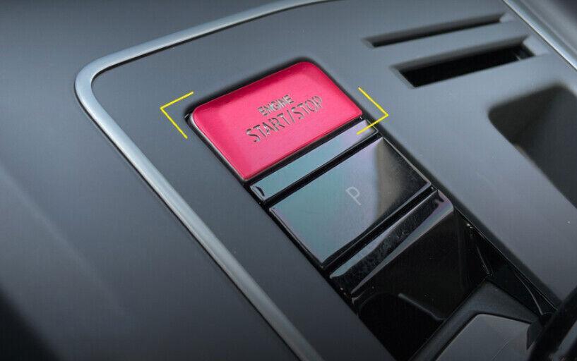 Ignition Switch Start Button Frame Trim Fit For VW Golf MK8 2020-21 Red ...