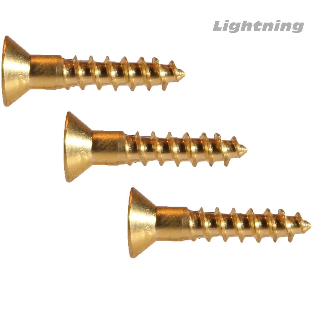 Phillips Flat Head Wood Screw Solid Brass #2X1/2'' Qty 250 | eBay