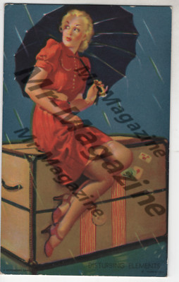 Blonde Model 3"x5" Mutoscope Card Vintage Sexy Cheesecake Risqué Pinup ...