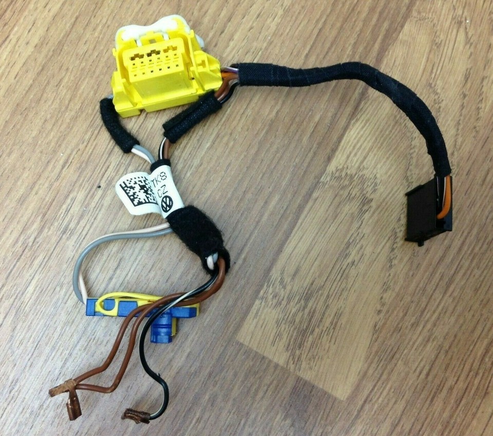 Genuine VW steering wheel MFSW cable harness 3C8971584A. Golf, Passat ...