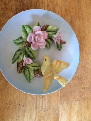 NIB Vintage JONATHON BYRON “CANARY ” HANDPAINTED PORCELAIN PLATE | eBay