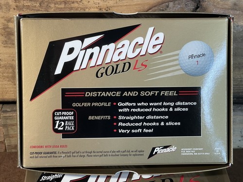 NEW Pinnacle Gold LS Golf Balls 1 Dozen with Logos | eBay