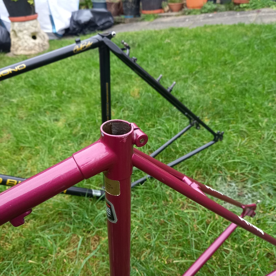 VINTAGE 1990,S CLAUD BUTLER TOURING FRAME & DYNATECH TITANIUM CYCLE ...