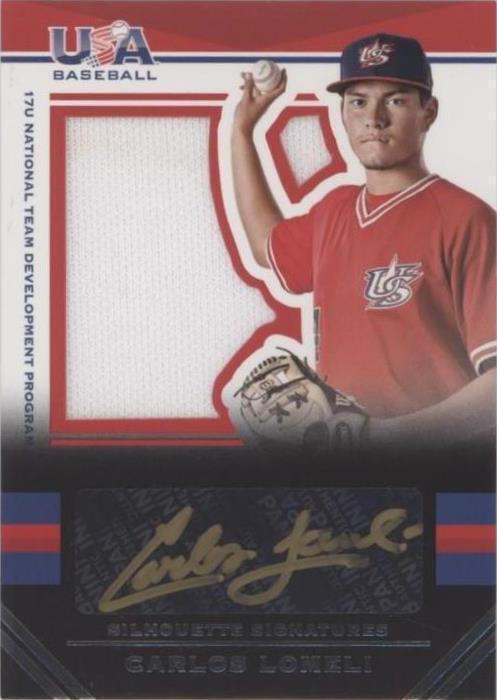 2017 Panini USA Baseball Stars & Stripes - Jumbo Swatch Silhouettes ...