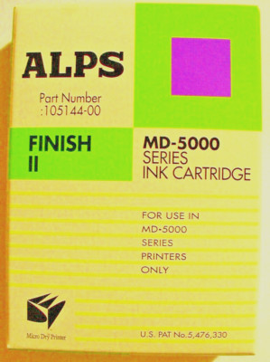 ALPS FINISH II INK - OEM Part #105144-00 - Use 5 Times - Alps - MD-5000 ...