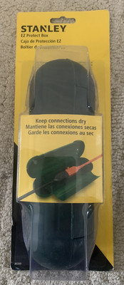 Stanley 8" Green Stanley EZ Protect Box Outdoor Power Cord Connection ...