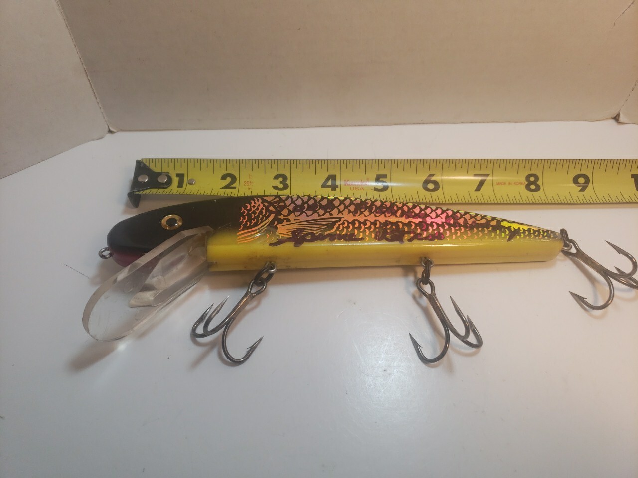 8" Autographed Jake Musky Fishing Lure From Spence Petros Collection ...