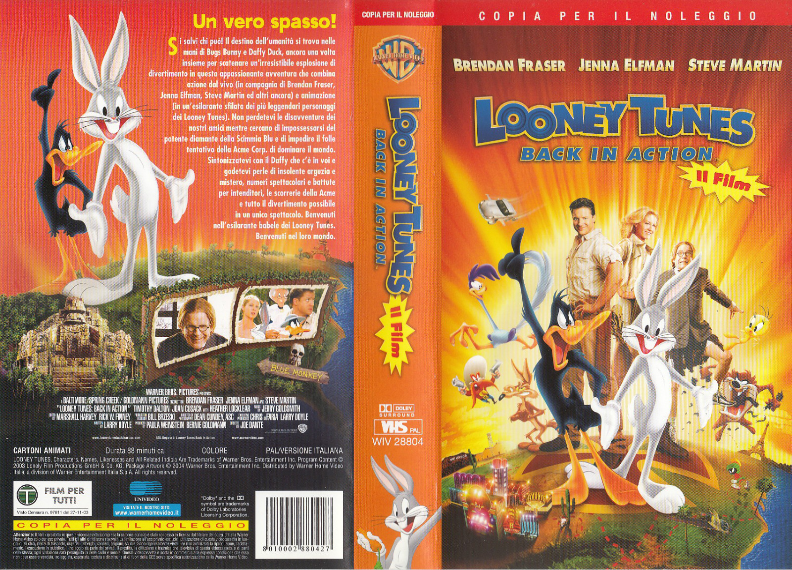 Looney Tunes - Back In Action (2003) VHS | eBay