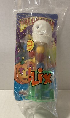 Vintage 1990's Flix SKULL GUM Halloween Candy Dispenser Container ...