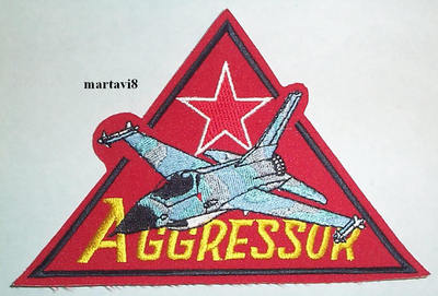 USAF `F-16 AGGRESSOR` Cloth Badge / Patch (F16-4) | eBay