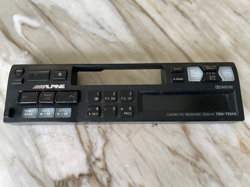 ALPINE TDM-7534S STEREO FACEPLATE ONLY ALPINE TDM-7534S FACEPLATE ONLY ...