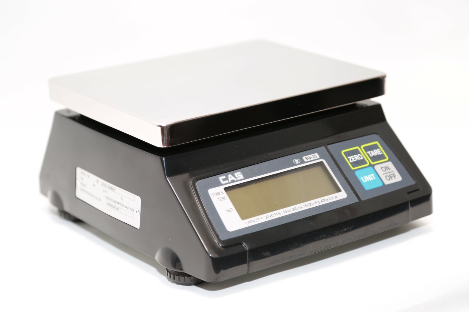Open Box CAS SW-5, SW-10, SW-20, SW-50, Food Service Scale, Kg/ g/ Oz ...