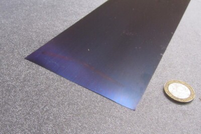 1095 Hard Blue Tempered Spring Steel Shim .015" Thick x 4.00" Wide x 48 ...