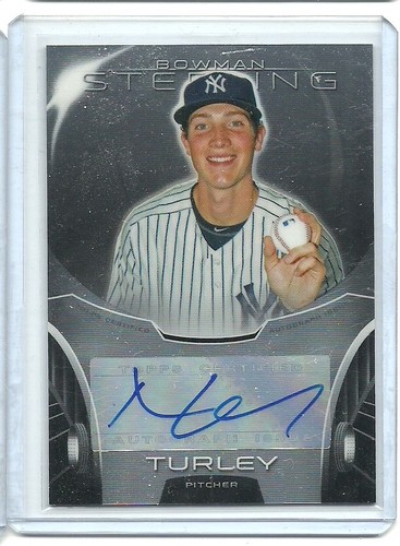 2013 BOWMAN STERLING NIK TURLEY AUTO RC ROOKIE AUTOGRAPH - YANKEES ...