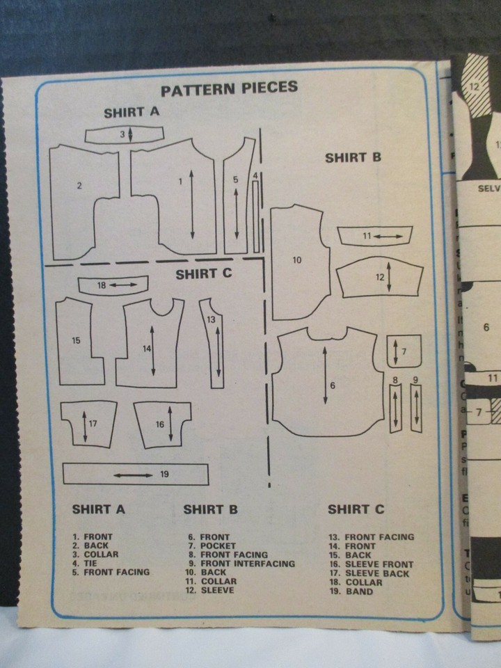 McCall's Pattern 9563 Misses Size 12 Bust 34" Shirts Uncut Vintage 1985 ...