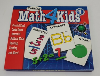 Talking Math For Kids Computer PC CD Rom Disc Learning Education Cosmi ...