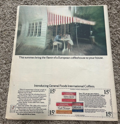 1973 General Foods International Coffees Newspaper Print Ad | eBay