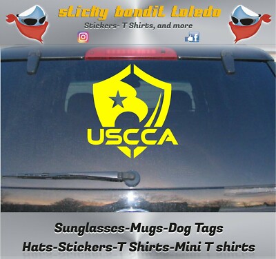 USCCA 6 inch window vinyl decal sticker BOGO | eBay