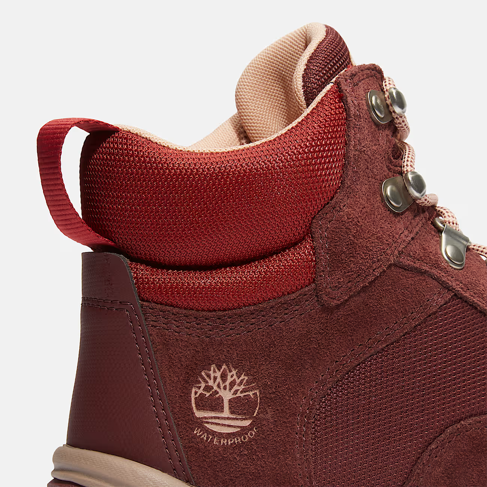 Timberland White Ledge TB0A2KNTA2C Womens 8.5 Burgundy Suede Hiking ...