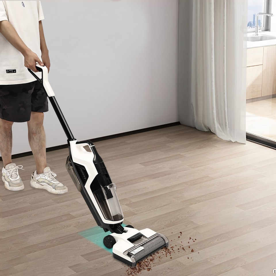 Automatic Cordless Handheld Vacuum Cleaner Electric Floor Cleaner Wet ...