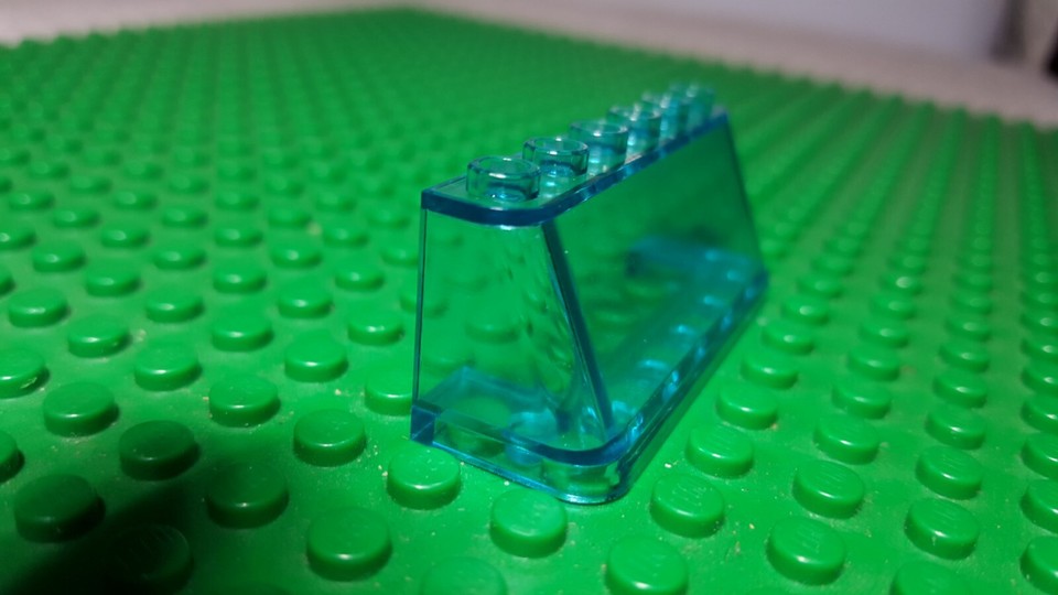 Lego Part 4176 / 30607 / 35336 Windscreen 2 x 6 x 2 Trans Light Blue ...