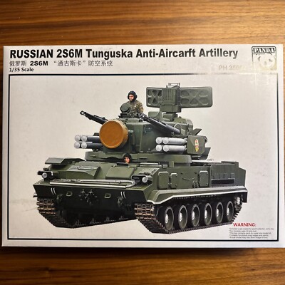Russian 2S6M Tunguska Anti-Aircraft artillery 1/33 Scale PH35002 Metal ...