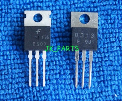5pairs(10pcs) 2SB507 + 2SD313 B507 + D313 TRANSISTOR TO-220 | eBay.de