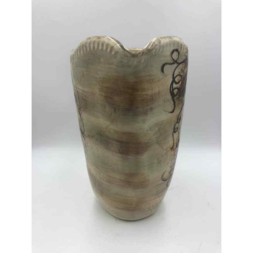 Dario Farrucci Designs Ceramic Pitcher Grapevine Theme With Handle | eBay