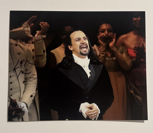 LIN MANUEL MIRANDA SIGNED 8x10 PHOTO AUTOGRAPHED HAMILTON SINGER ACTOR ...