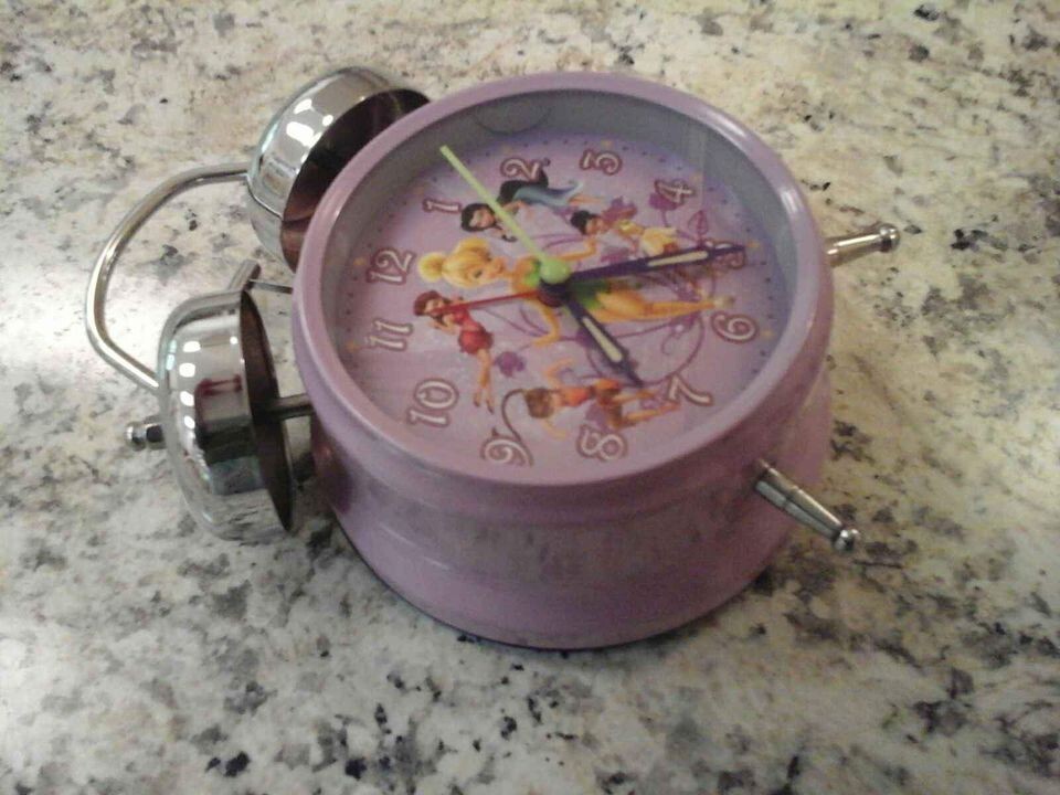 Disney Tinkerbell Double Bell Alarm Clock. Great condition. | eBay