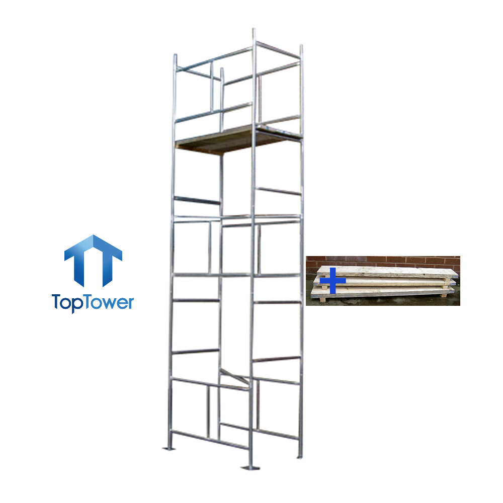 Scaffold Tower + Boards 5.5m - 4 x 2ft 6in x 18ft Work Ht DIY ...