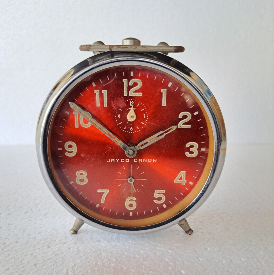 Jayco Canon Table Alarm Watch Vintage 1950s Antique Clock | eBay