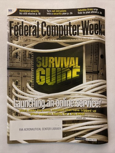 2003 July 14 Federal Computer Week Magazine DARPA Award Pacts (CP156 ...