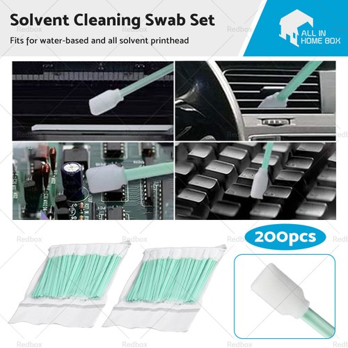 200X Solvent cleaning swabs sponge Cleaner For Epson Mutoh Mimaki ...