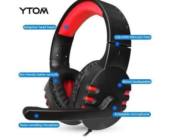 Wireless Multifunctional Gaming Headsets - Red & Black Bluetooth ...