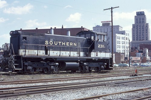 ORIGINAL 1972 RAILROAD SLIDE SOUTHERN RAILWAY 2311 Durham NORTH ...