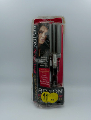 REVLON Perfect Heat Ceramic 3-Barrel Waver | eBay