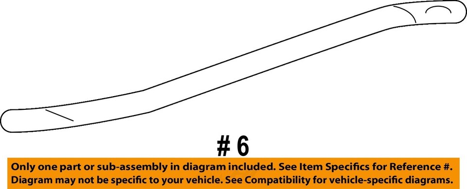 GM OEM 03-24 Express 1500 Radiator Support-Diagonal Brace 25732086 | eBay