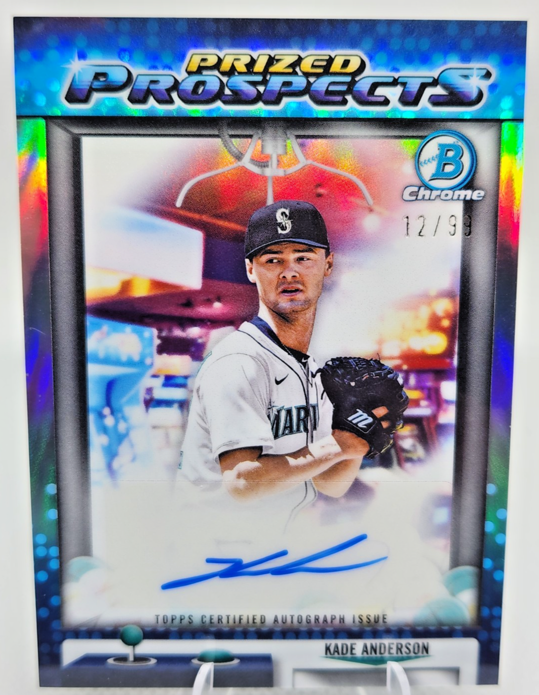 2025 Bowman Draft Kade Anderson Bowman Chrome 1st Prized Prospects Auto ...