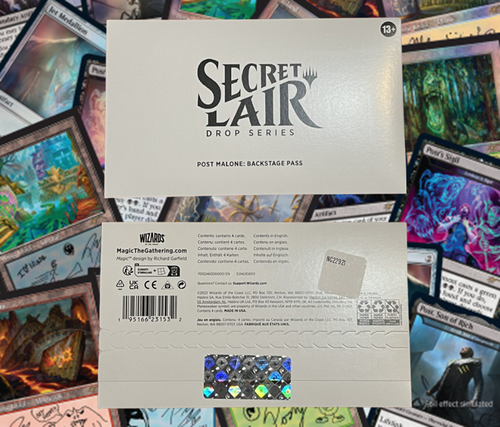 MTG Secret Lair Post Malone: Backstage Pass Non-Foil Sealed | eBay