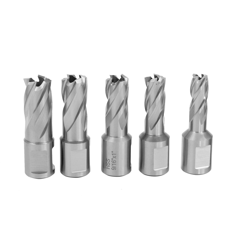 13Pcs/Set Annular Cutter 7/16 to 1-1/16'' Cutting Diameter Straight ...