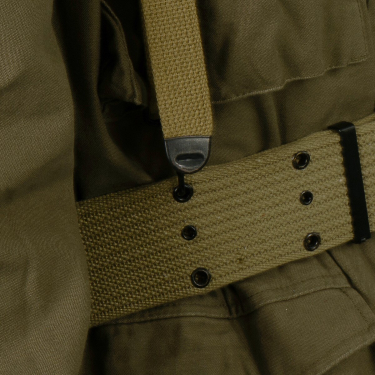 US Army M36 Khaki Webbing Suspenders - WW2 Repro American Braces ...