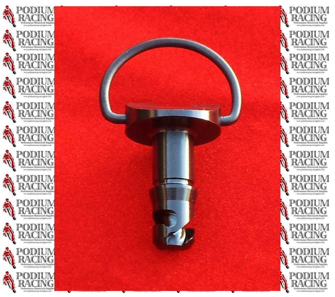 DUCATI 1198 TITANIUM BLACK 17MM DZUS QUICK RELEASE 1/4 TURN FAIRING ...