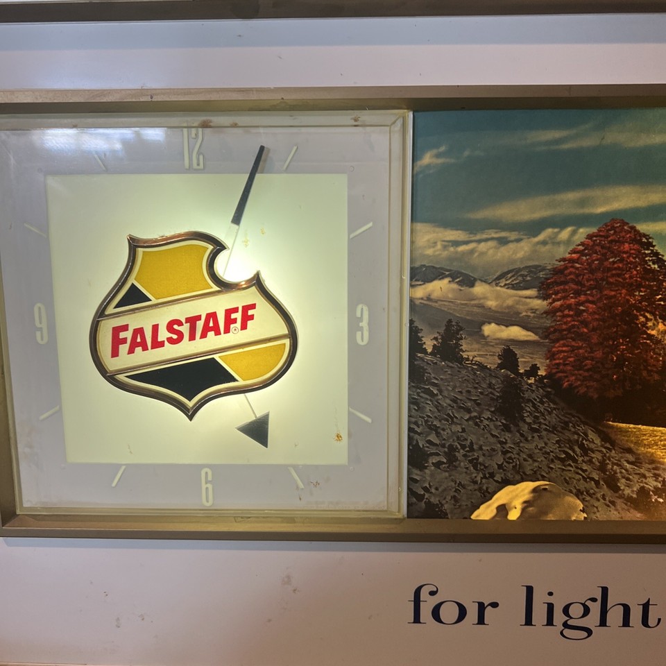 Falstaff Motion Beer Sign Lighted | eBay