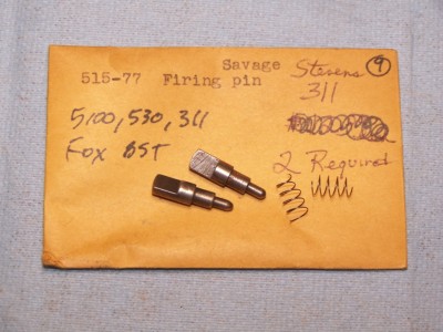 Savage 311 Firing Pins & Springs (2), 311, 515, 530, 5100, BDE, BST ...