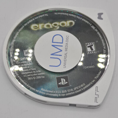 Eragon Game Sony PSP, Playstation Portable UMD Disk Only 3348542202481 ...