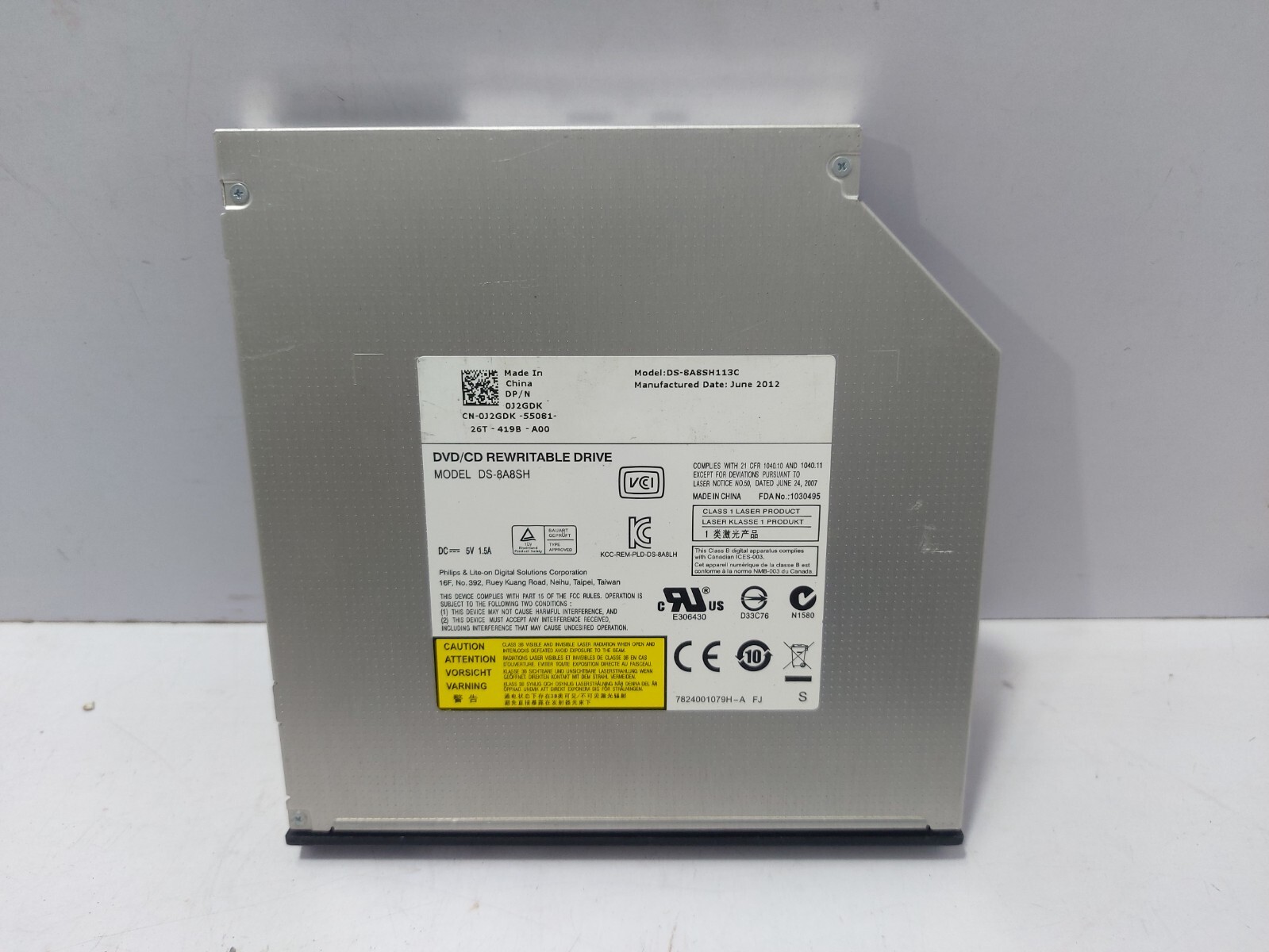 Dell DS-8A8SH DVD/CD Rewritable Drive DS-8A8SH113C | eBay