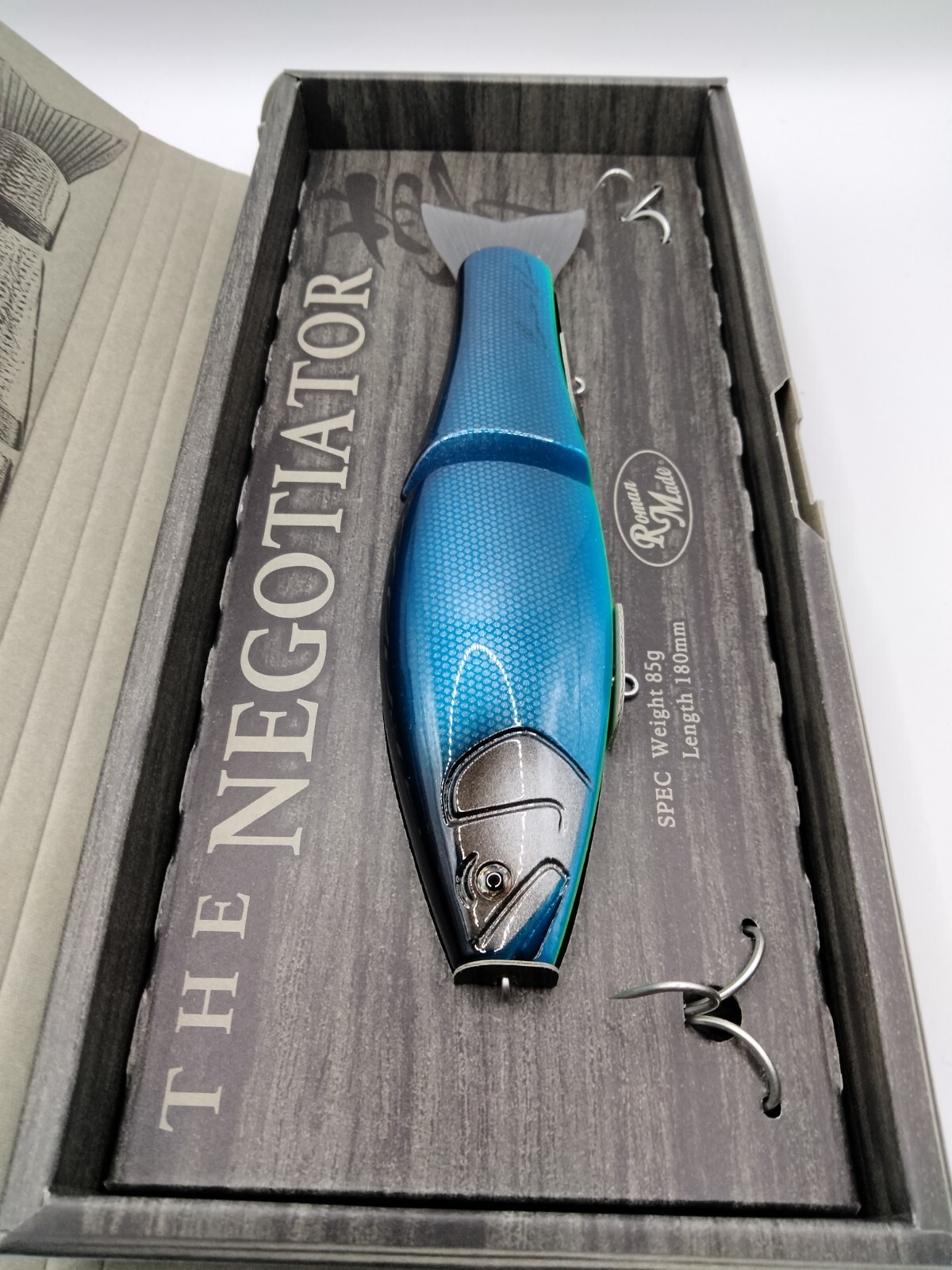 LIMITED Roman Made Negotiator from Japan Glide wood swimbait rare lure ...